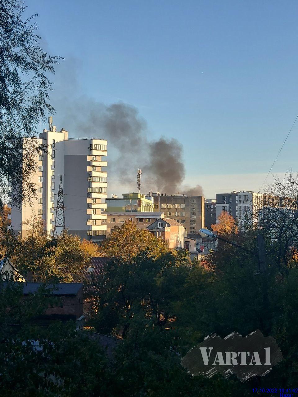 Над Львовом помітили густий чорний дим — що сталося - Львів Vgorode.ua
